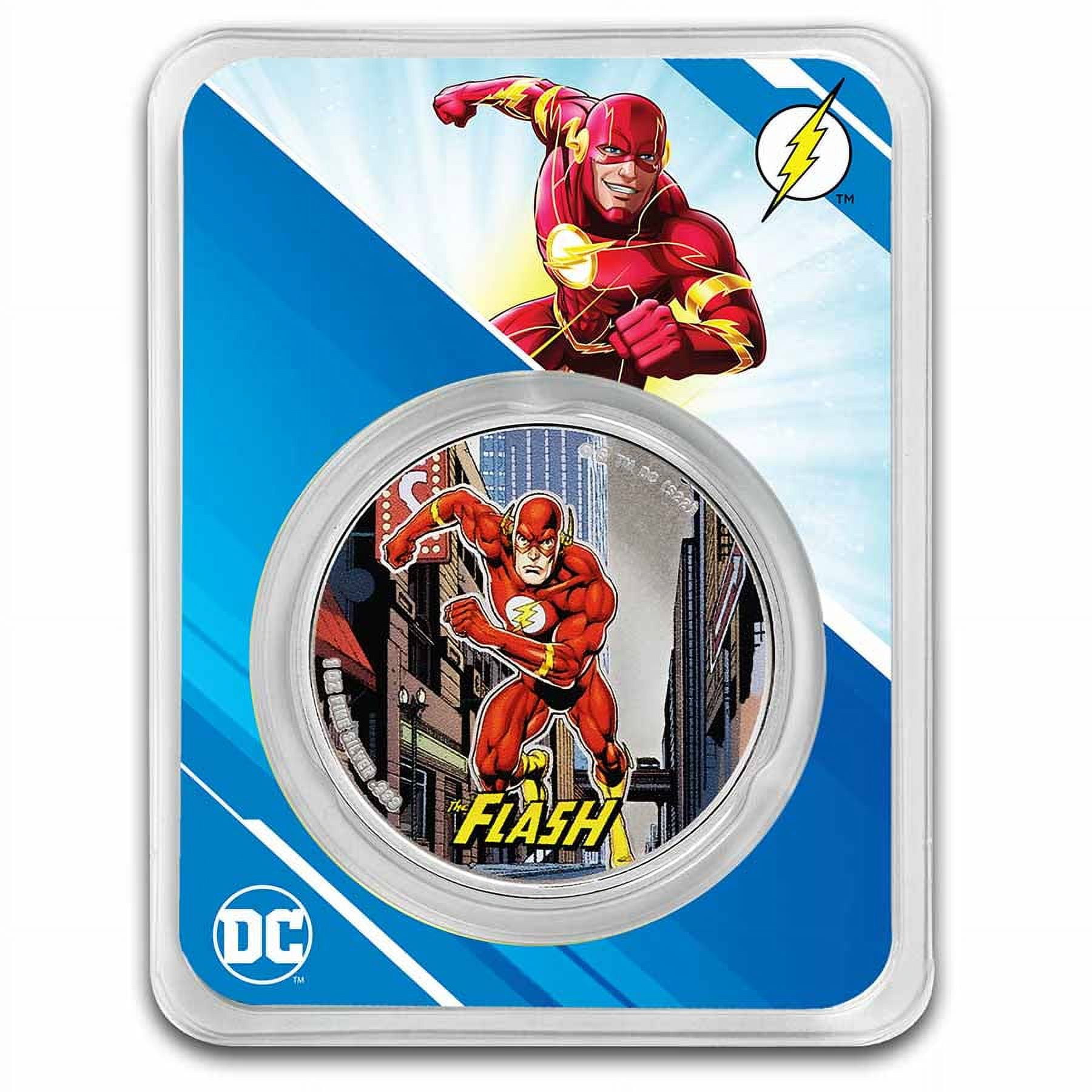 2023 Samoa 1 oz Silver DC Comics Flash Colorized with TEP - Walmart.com