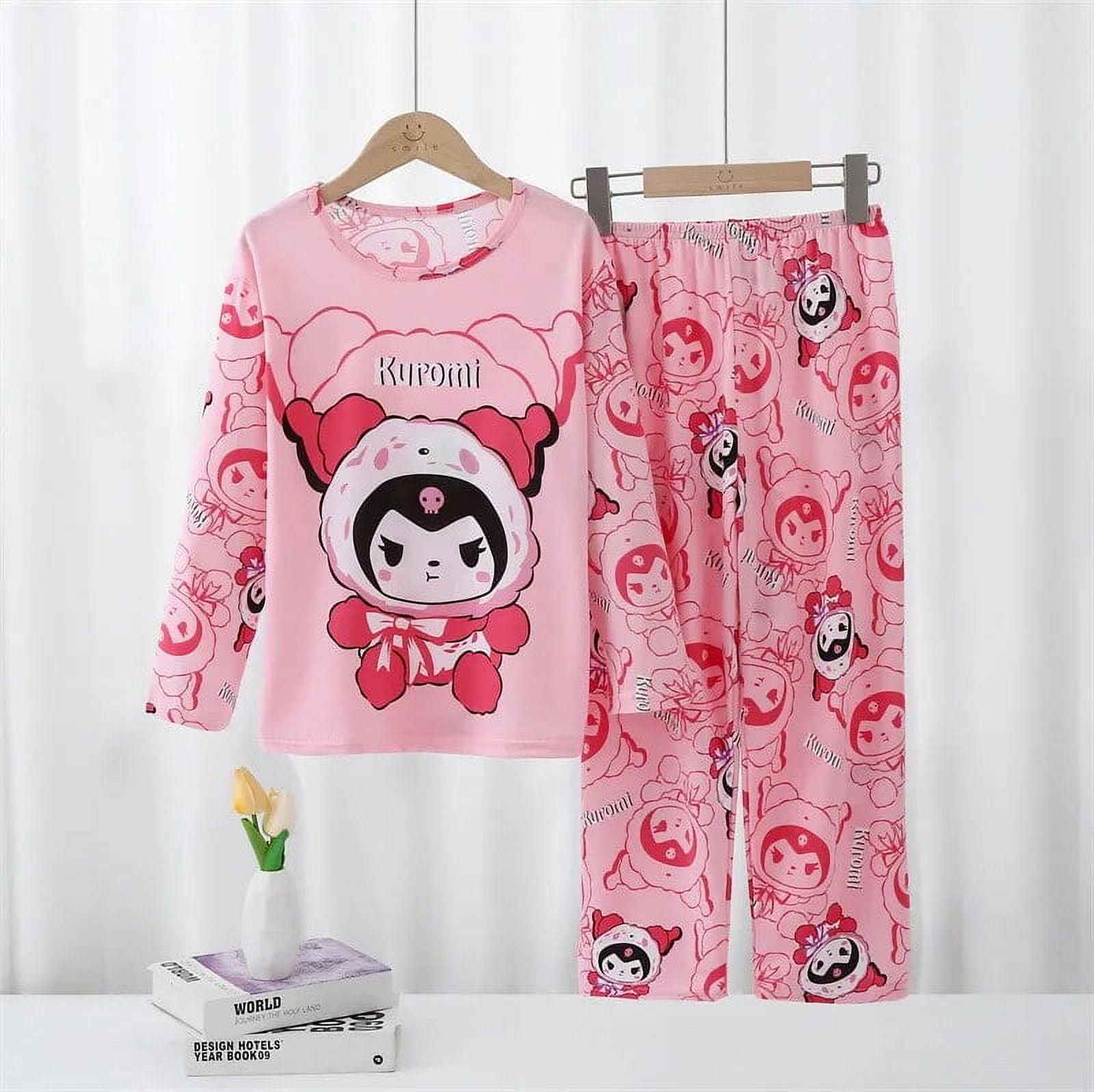 2023 Sanrio Children Pajamas Set Kawaii Anime Hello Kitty Cinnamoroll ...