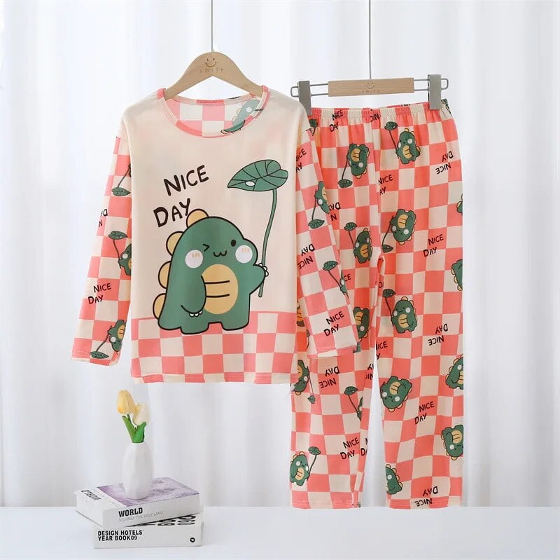 2023 Sanrio Children Pajamas Set Kawaii Anime Hello Kitty Cinnamoroll ...