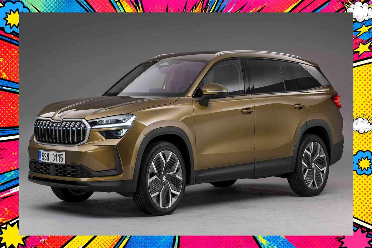 2023 Skoda Kodiaq - Pop Art Edition | 24x36 Inch Rolled Canvas Print ...