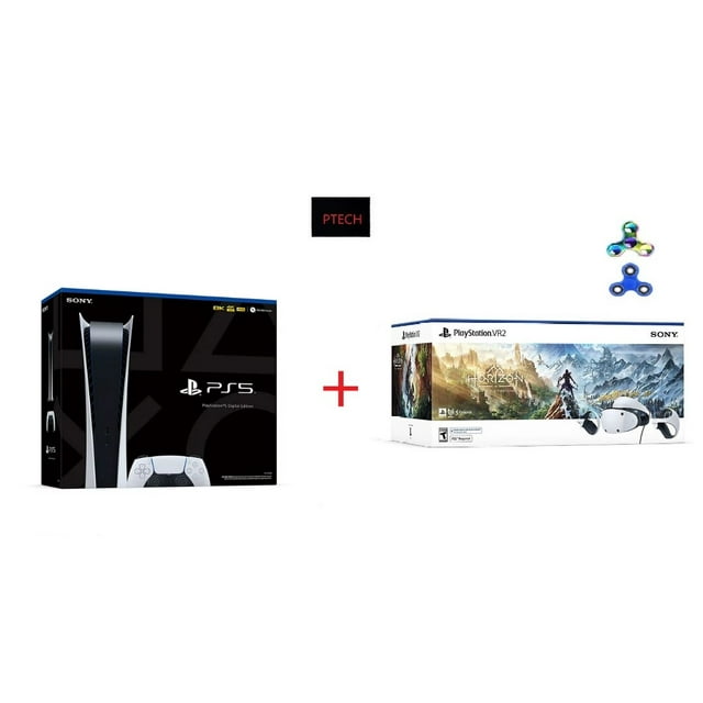 Sony 2023 Holiday Bundle: PlayStation PS5 Digital Console + VR2 Horizon Bundle - Walmart.com