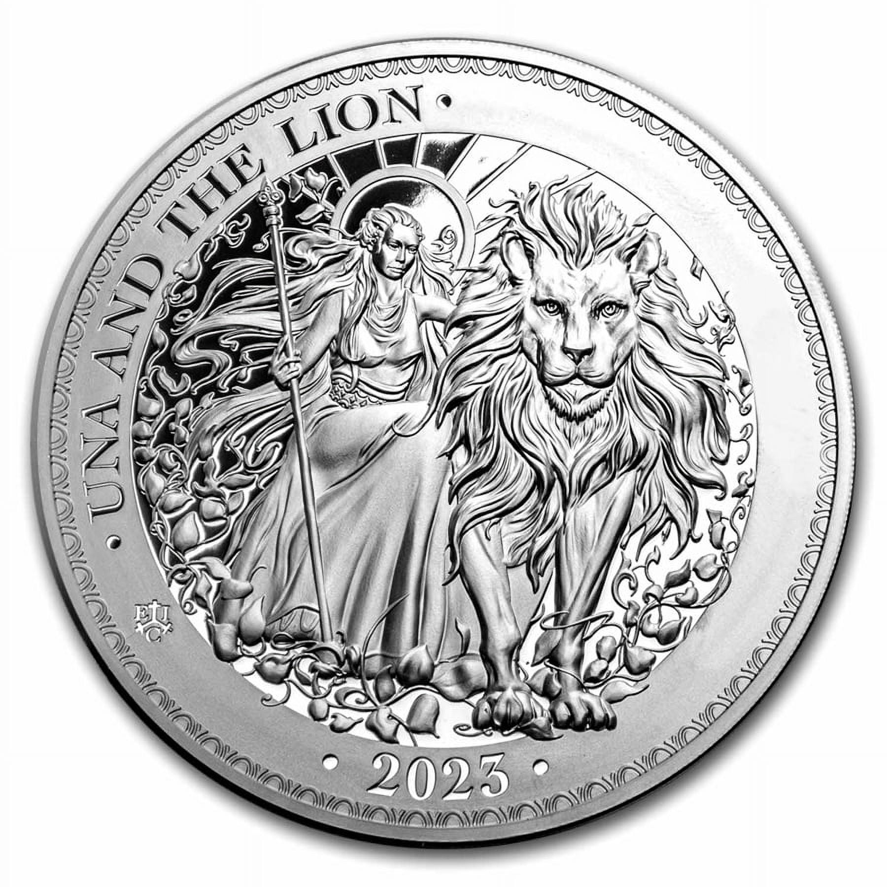 2023 St. Helena 5 oz Silver £5 Una and the Lion Proof - Walmart.com