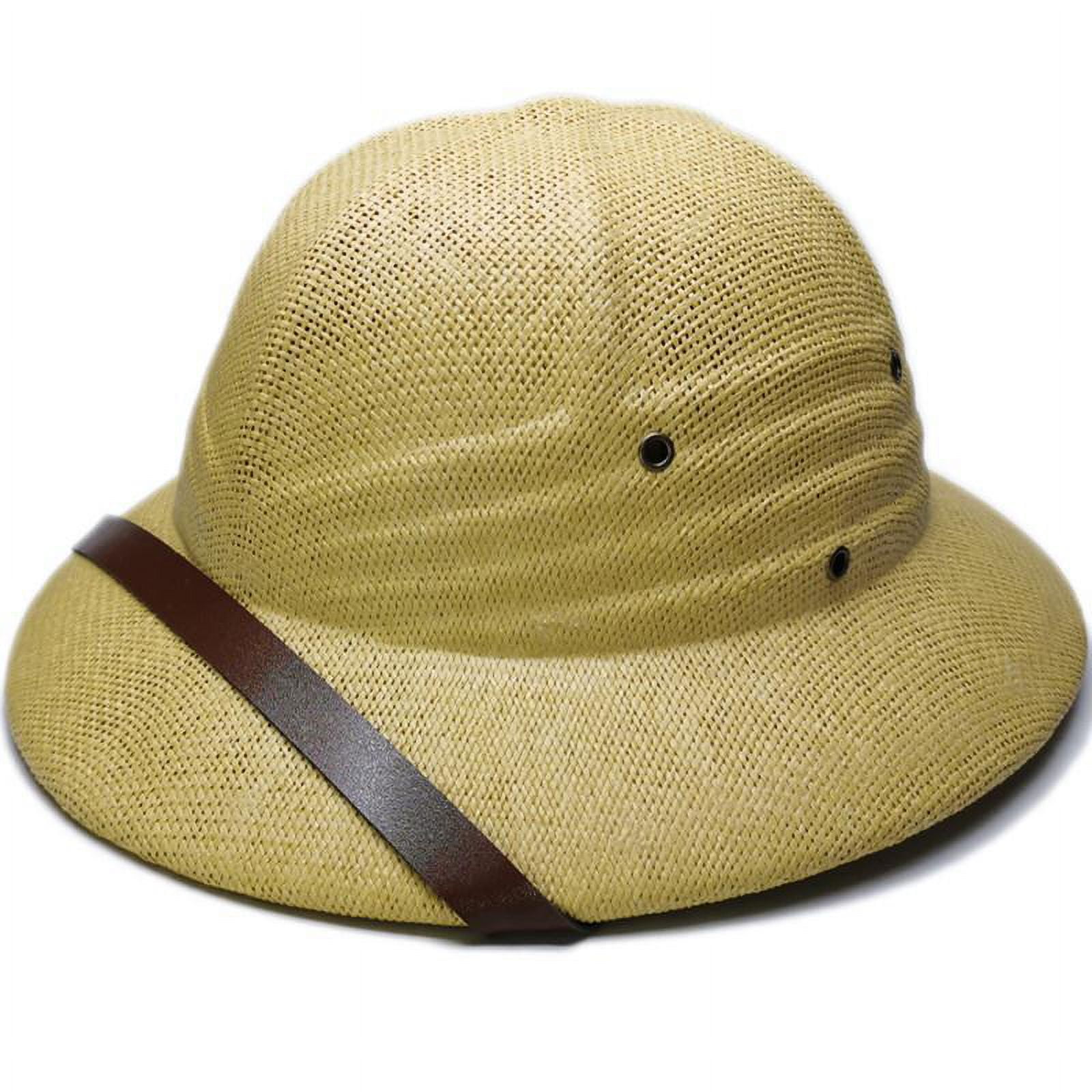 2023 Straw Helmet Pith Fedora Hats for Women Men Vietnam War Army Sun ...