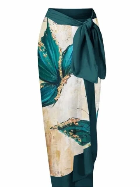 2023 Summer Asymmetrical Swimsuit Cover Up Backless Holiday Beachwear ...