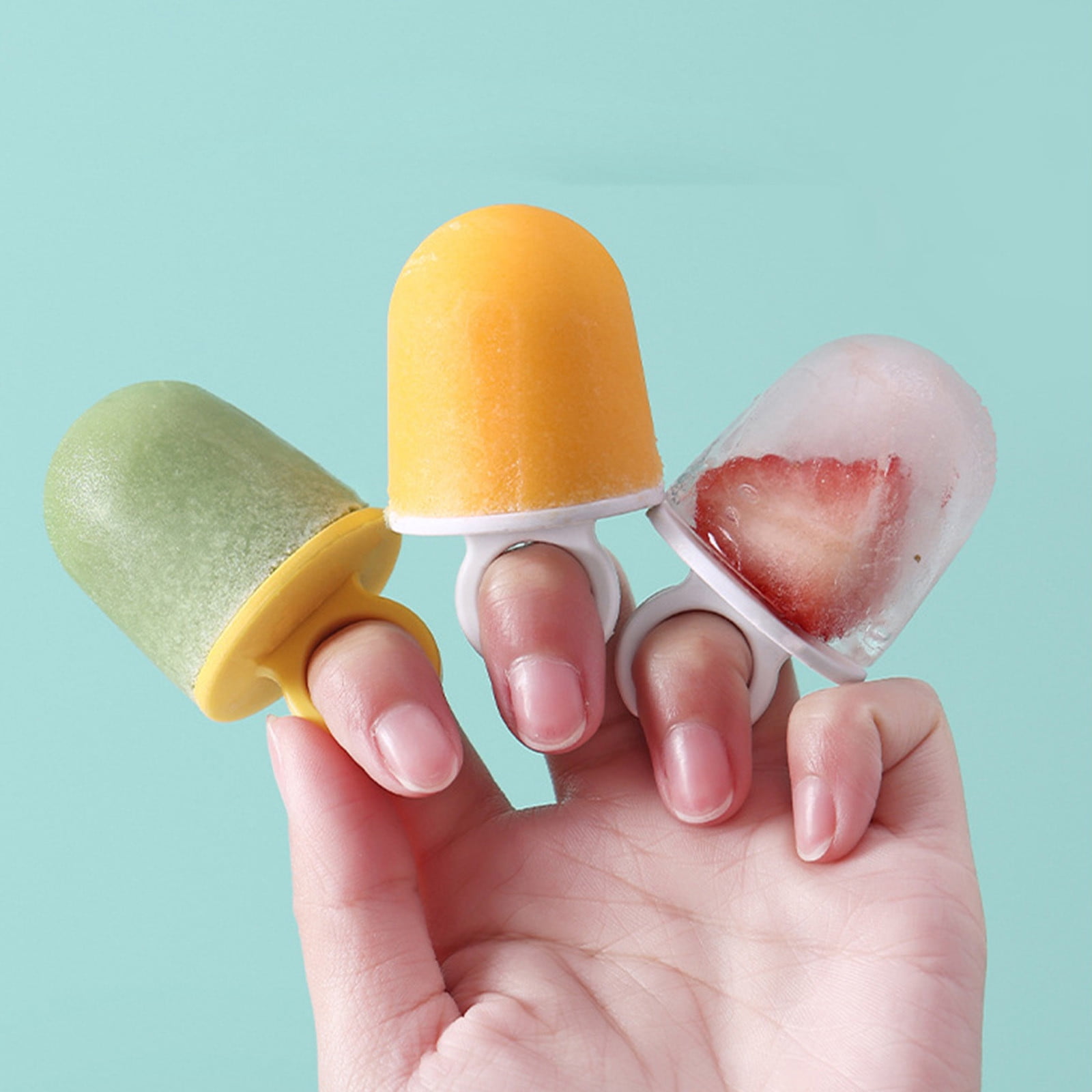 PRETXORVE Ring Ice Tray, 10 Divided Funny Straight Handle Ice Trays ...