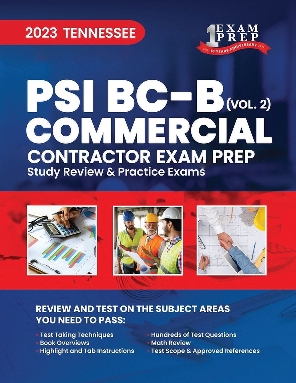 2023 Tennessee PSI BC-B - Commercial Contractor: Volume 2: Study Review ...