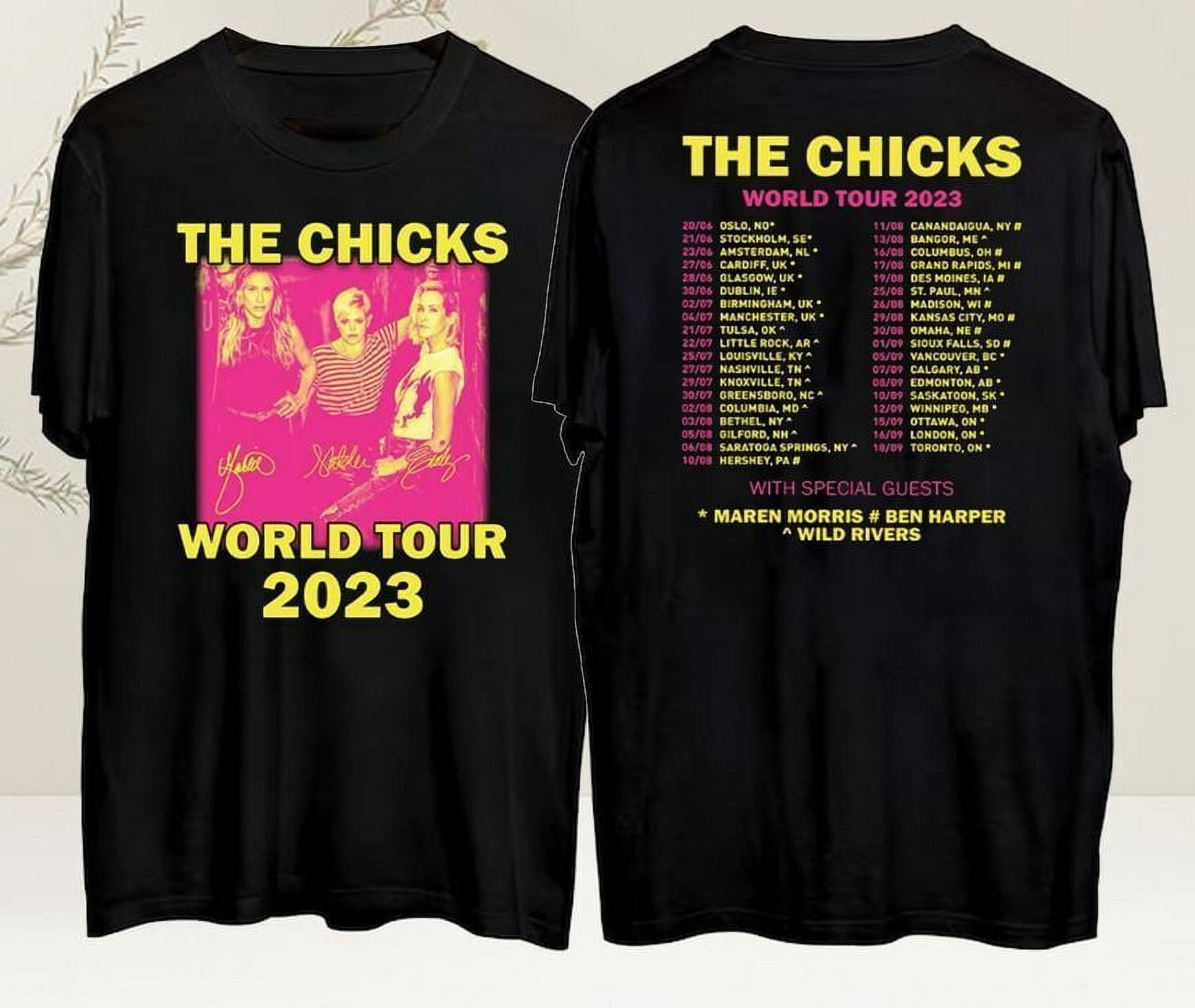 2023 The Chicks World Tour T-Shirt, The Chicks Concert Merch, Dixie ...
