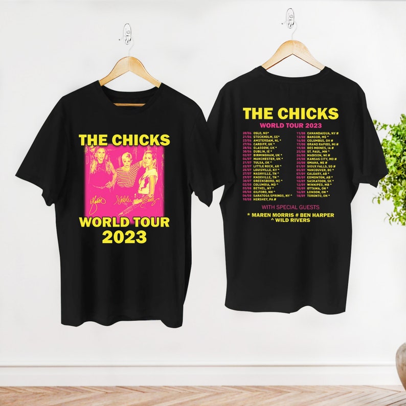 2023 The Chicks World Tour T-Shirt, The Chicks Concert Merch, Dixie ...