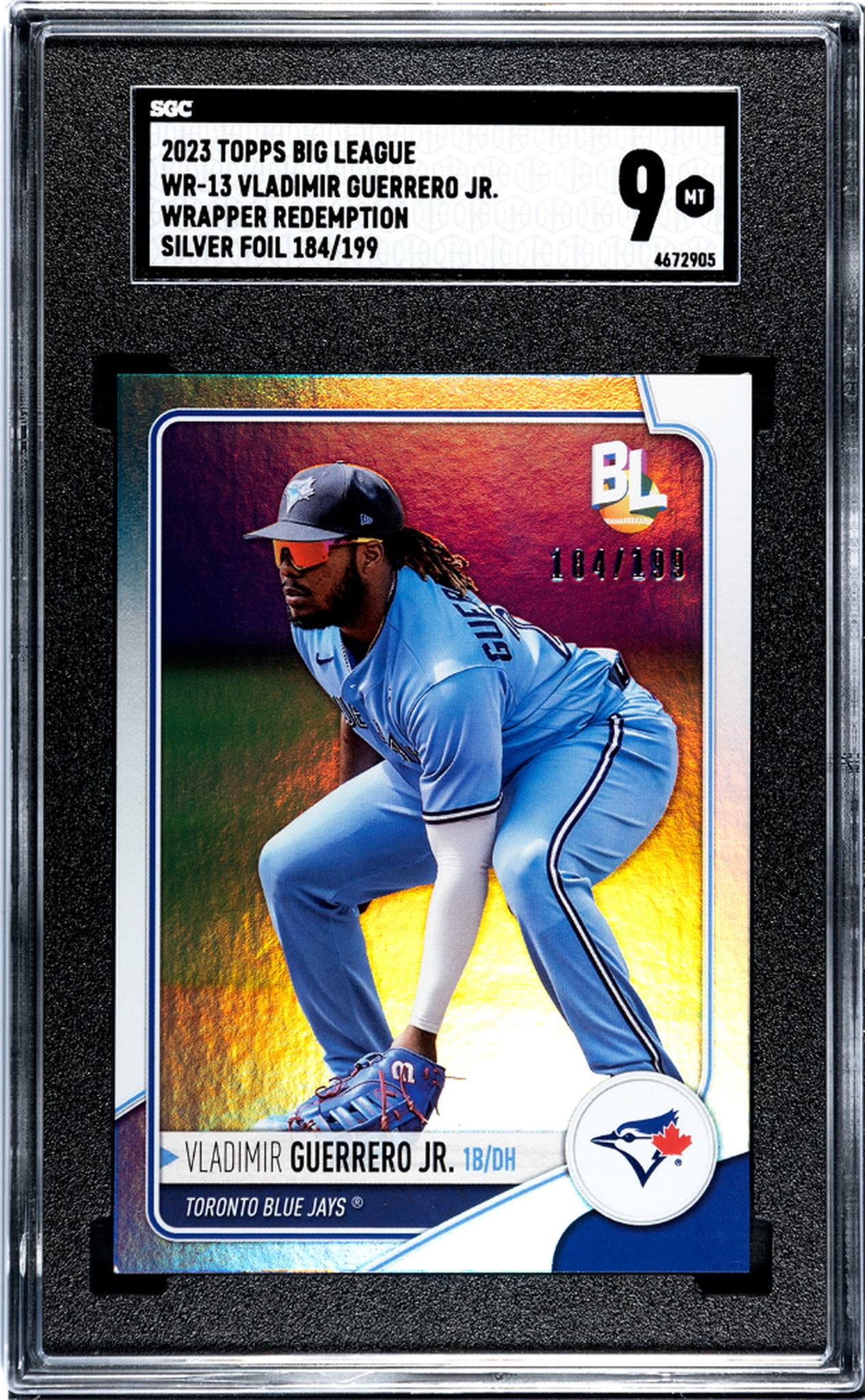 2023 Topps Big League Silver Foil Vladimir Guerrero Jr. #WR-13 /199 SGC ...