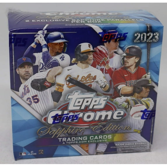 2023 Topps Chrome Baseball Sapphire Edition Box (Hobby) (8/4) - Walmart.com