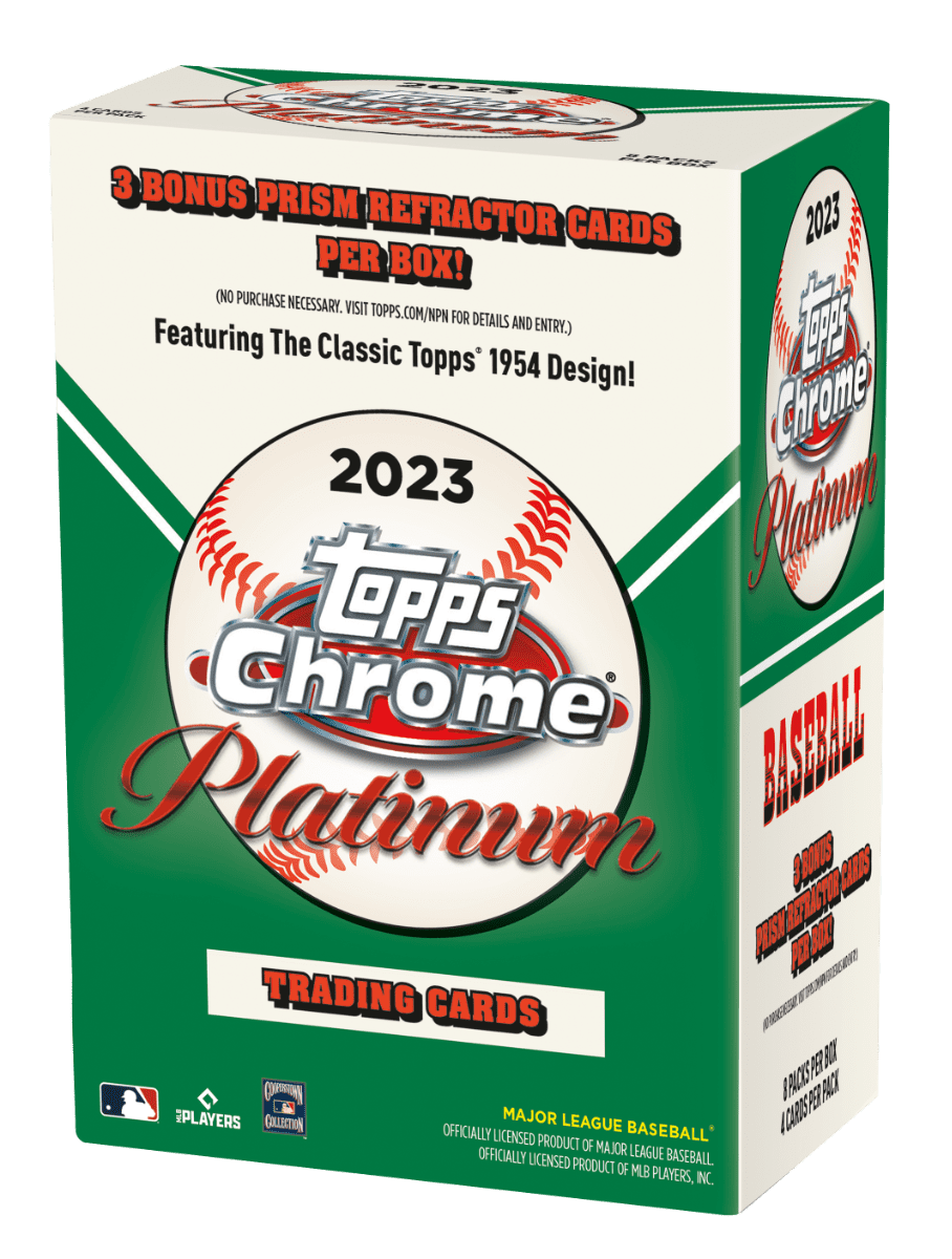 Topps 2023 Chrome Platinum 54 Baseball Blaster Box with Cards - Walmart.com