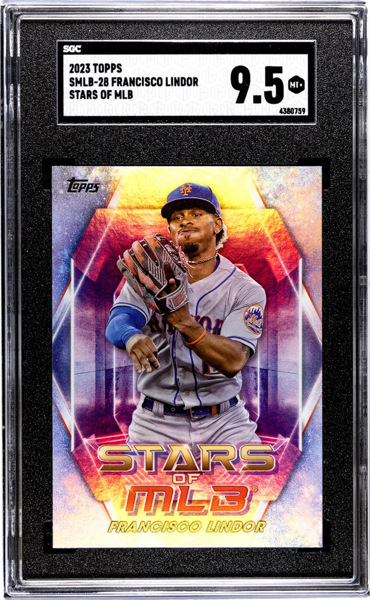 2023 Topps #SMLB-28 Francisco Lindor Stars of MLB SGC 9.5 - Walmart.com