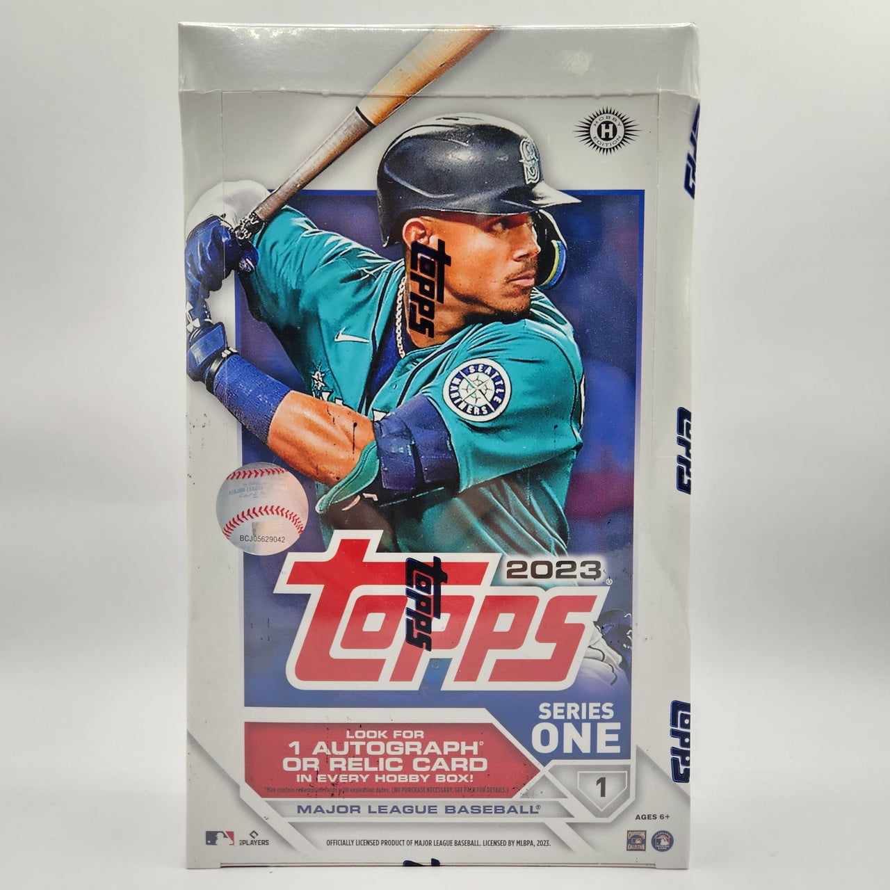 Topps 2023 MLB Trading Cards Series One - Collectible Hobby Box with ...