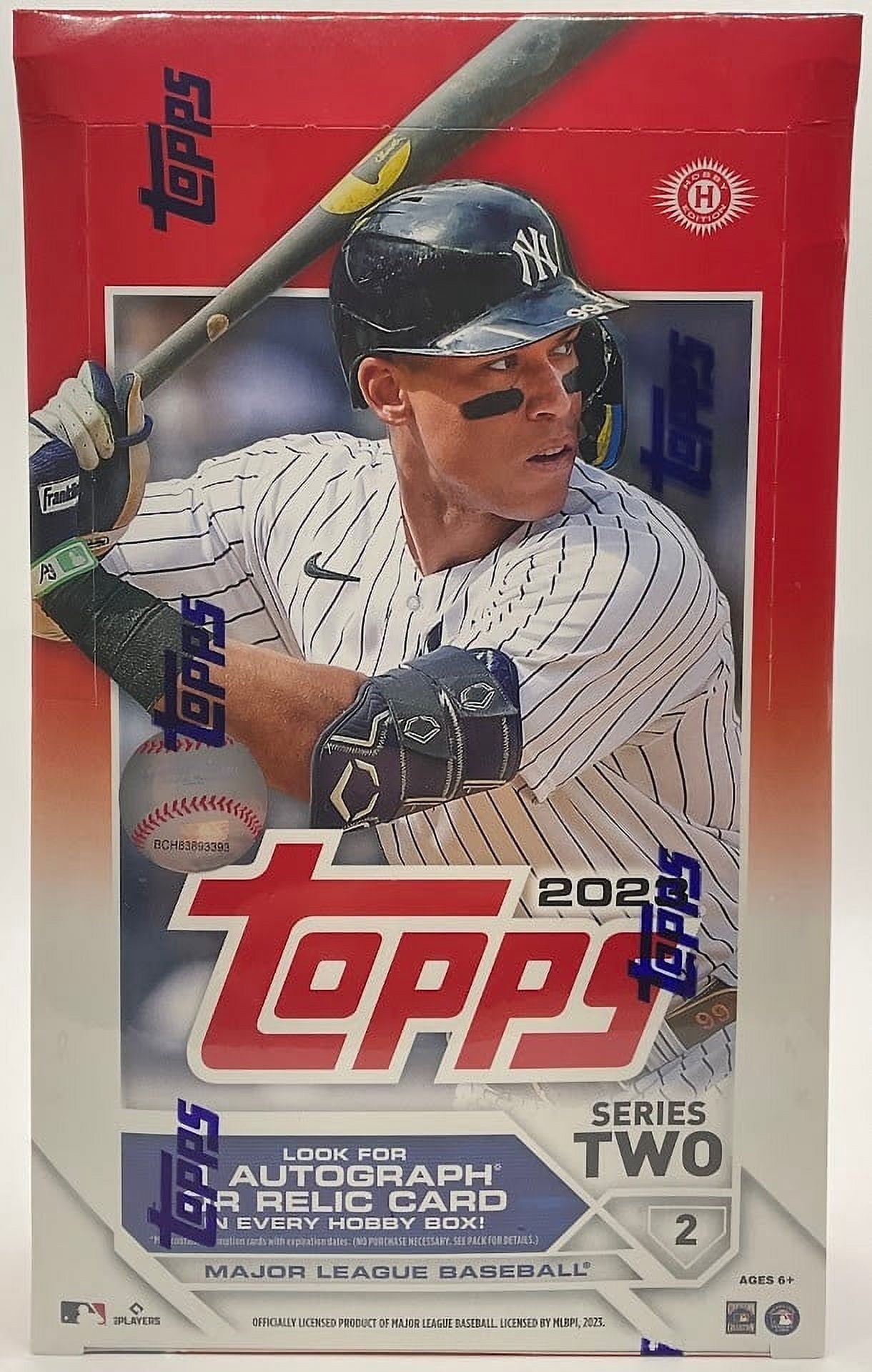 Topps 2023 Series 2 Baseball Trading Card Hobby Box with 24 Packs, Limited Edition Inserts ...
