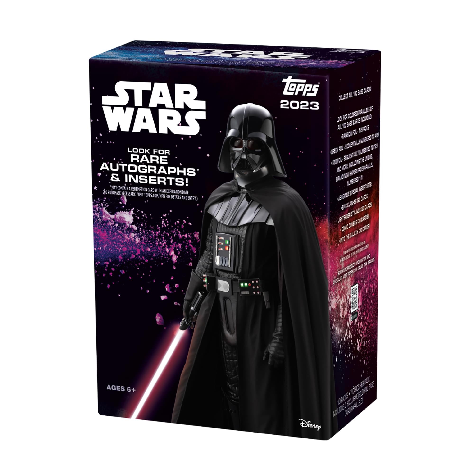 Free Shipping! Star Wars 2023 Topps Value Box | 10 Packs Per Free Shipping! Star Wars 2023 Topps Value Box | 10 Packs Per