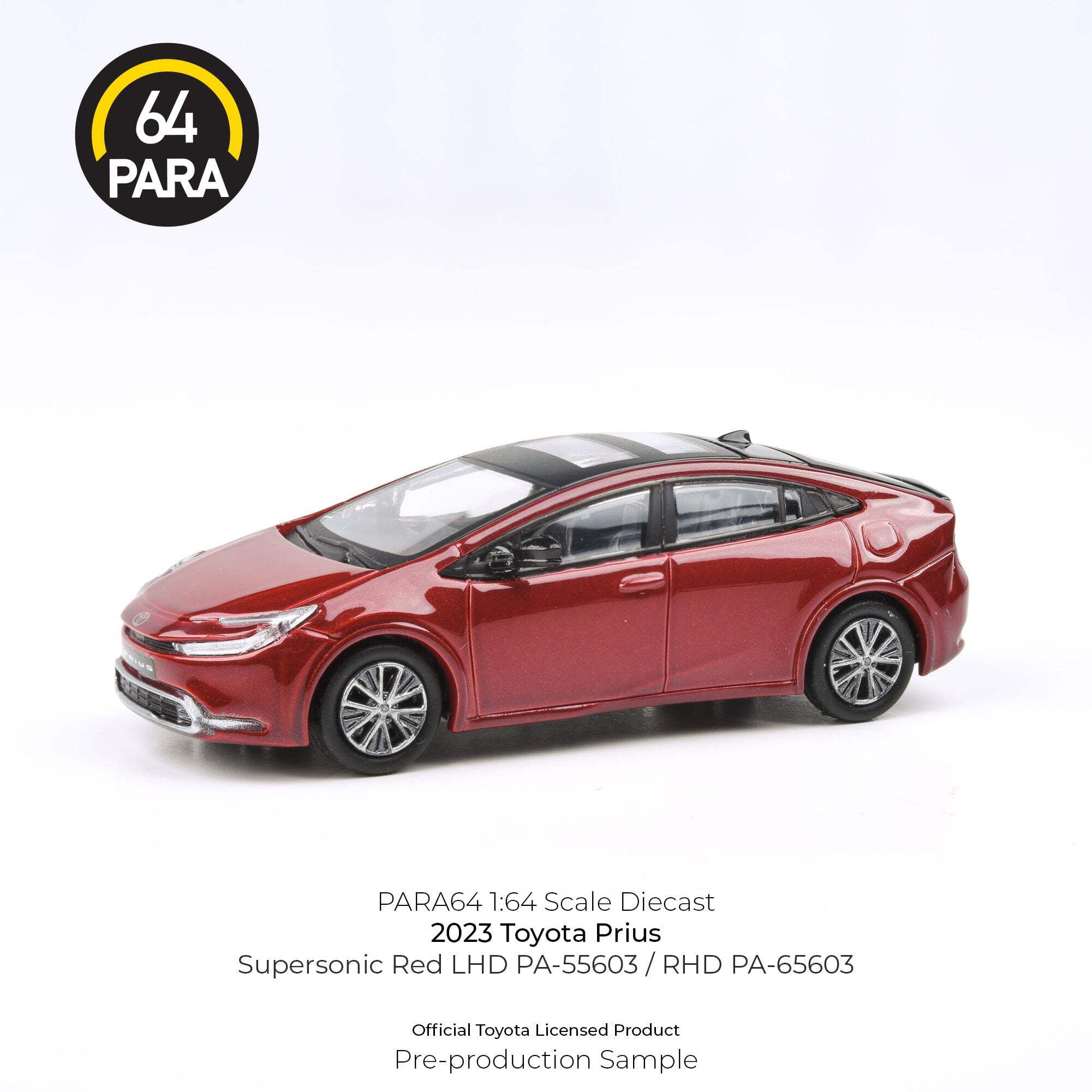 2023 Toyota Prius Supersonic Red LHD Para64 - Walmart.com