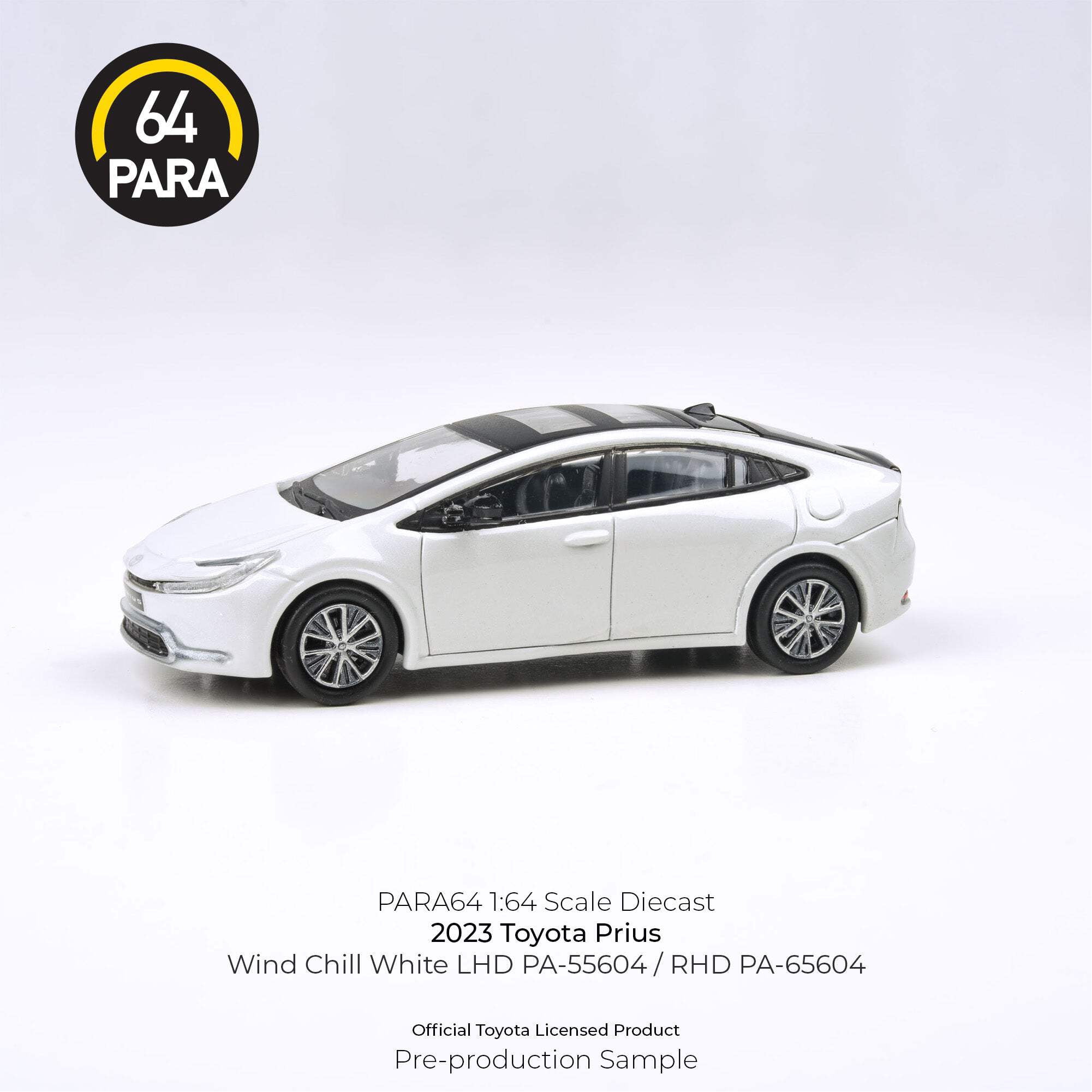2023 Toyota Prius Wind Chill White LHD Para64 - Walmart.com