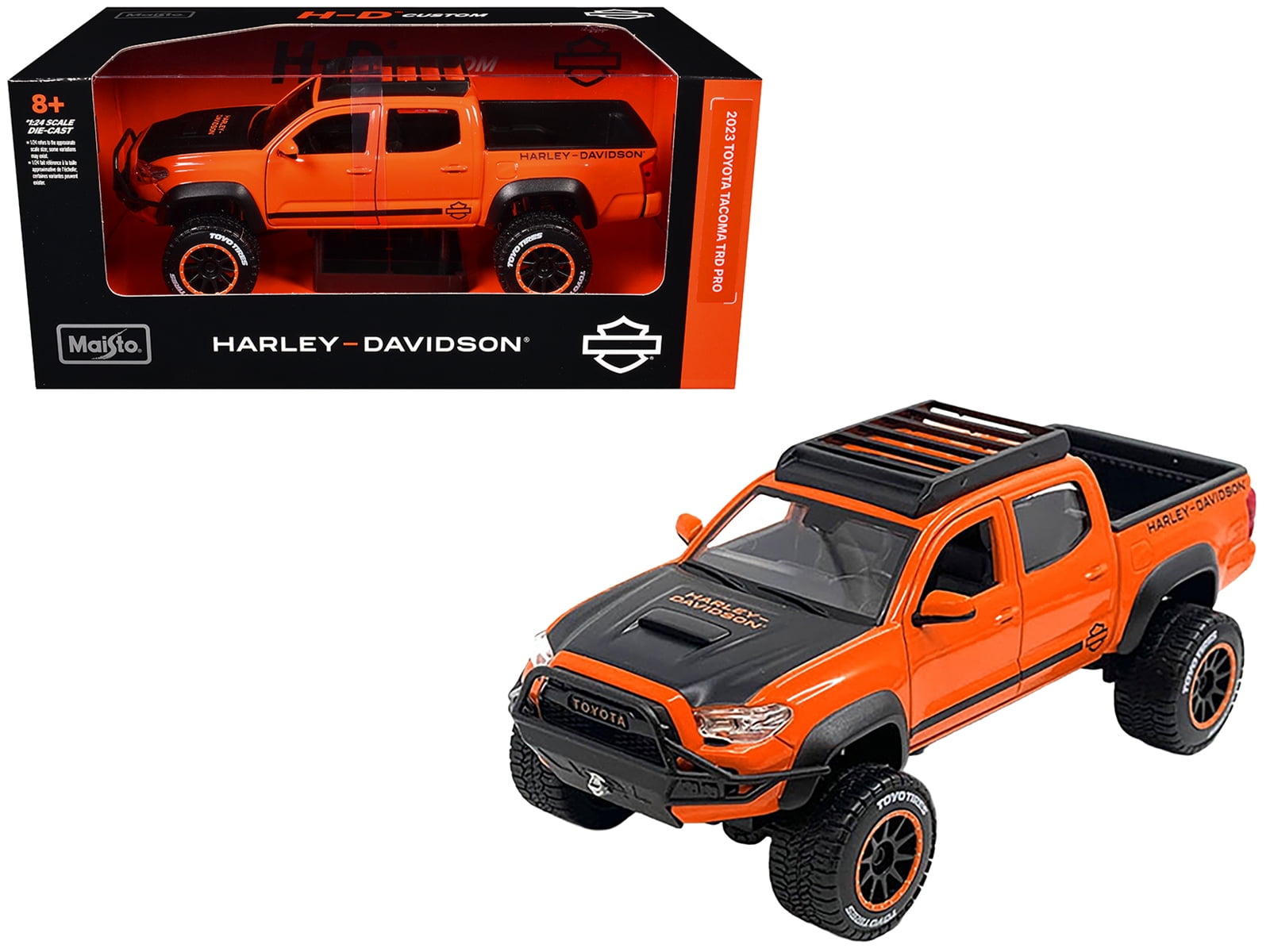 2023 Toyota Tacoma TRD Pro Pickup Truck "Harley Davidson" Orange and ...