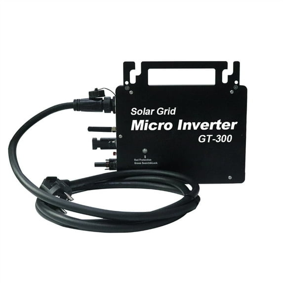 2023 Upgrade 300W Micro Inverter Solar Grid Tie Inverter DC To AC 120 ...