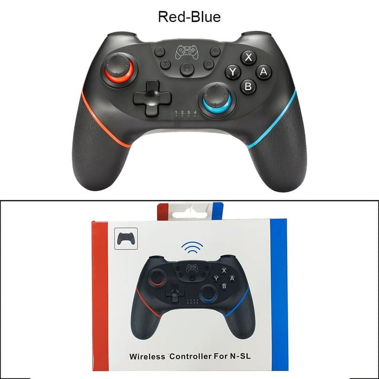 [2023 Upgraded Version] Bluetooth Wireless Controller Compatible Nintendo Switch Pro Gamepad ...