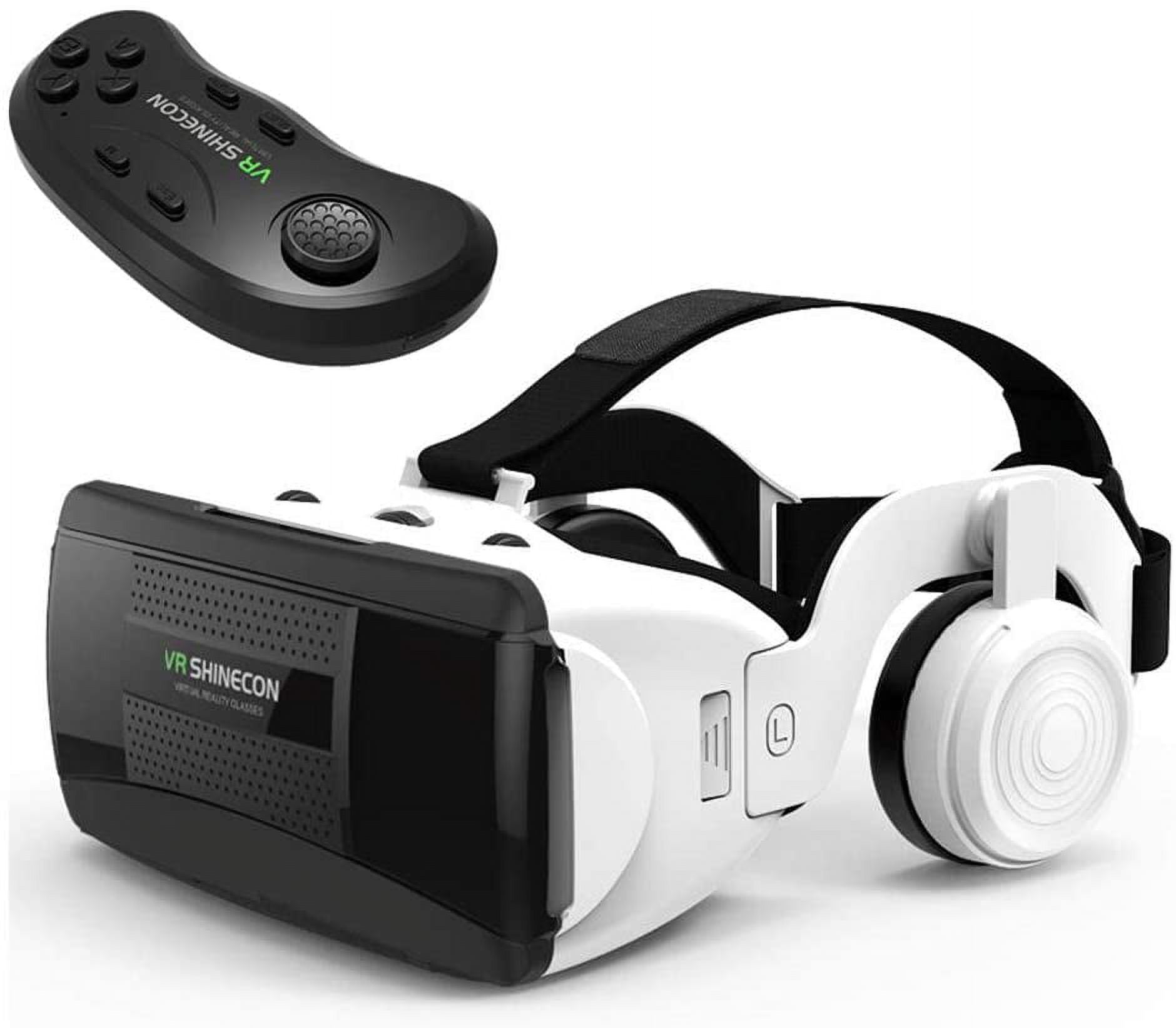 2023 VR Headset, 3D Virtual Reality Gear for Android/iOS, Headphones ...