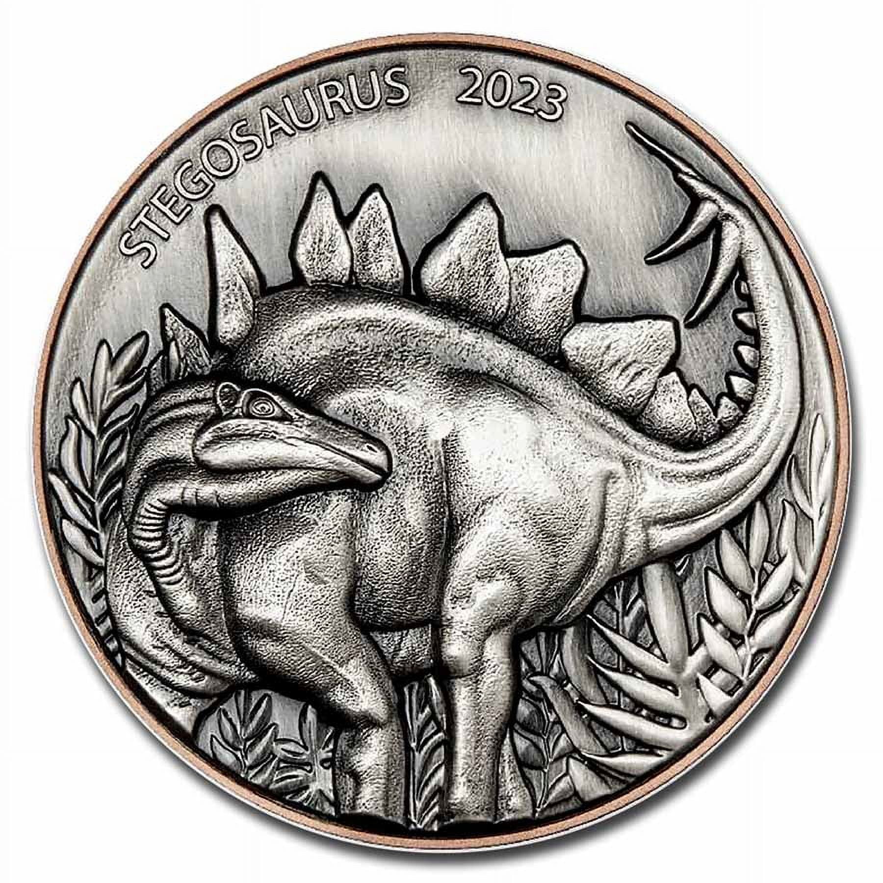 2023 Vanuatu Silver and Copper Stegosaurus - Walmart.com