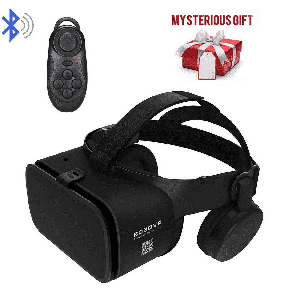 2023 Virtual Reality 3D VR Headset Smart Glasses, with Wireless Remote ...
