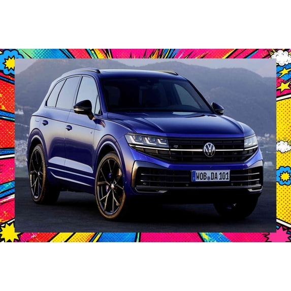 2023 Volkswagen Touareg R eHybrid - Pop Art Edition | 20x30 Inch ...