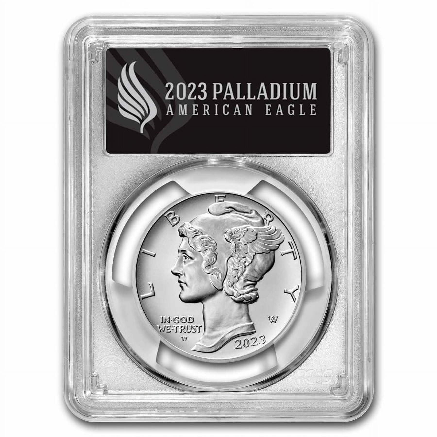 2023-W 1 oz Burnished Palladium Eagle SP-70 PCGS (AR, Black) - Walmart.com
