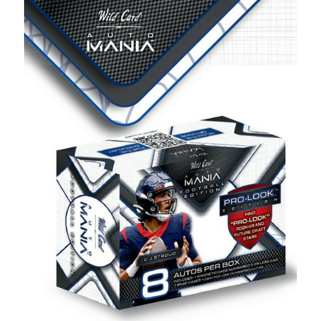 2023 Wild Card Auto Mania Pro Look Football Edition Hobby Box (8 Autos ...