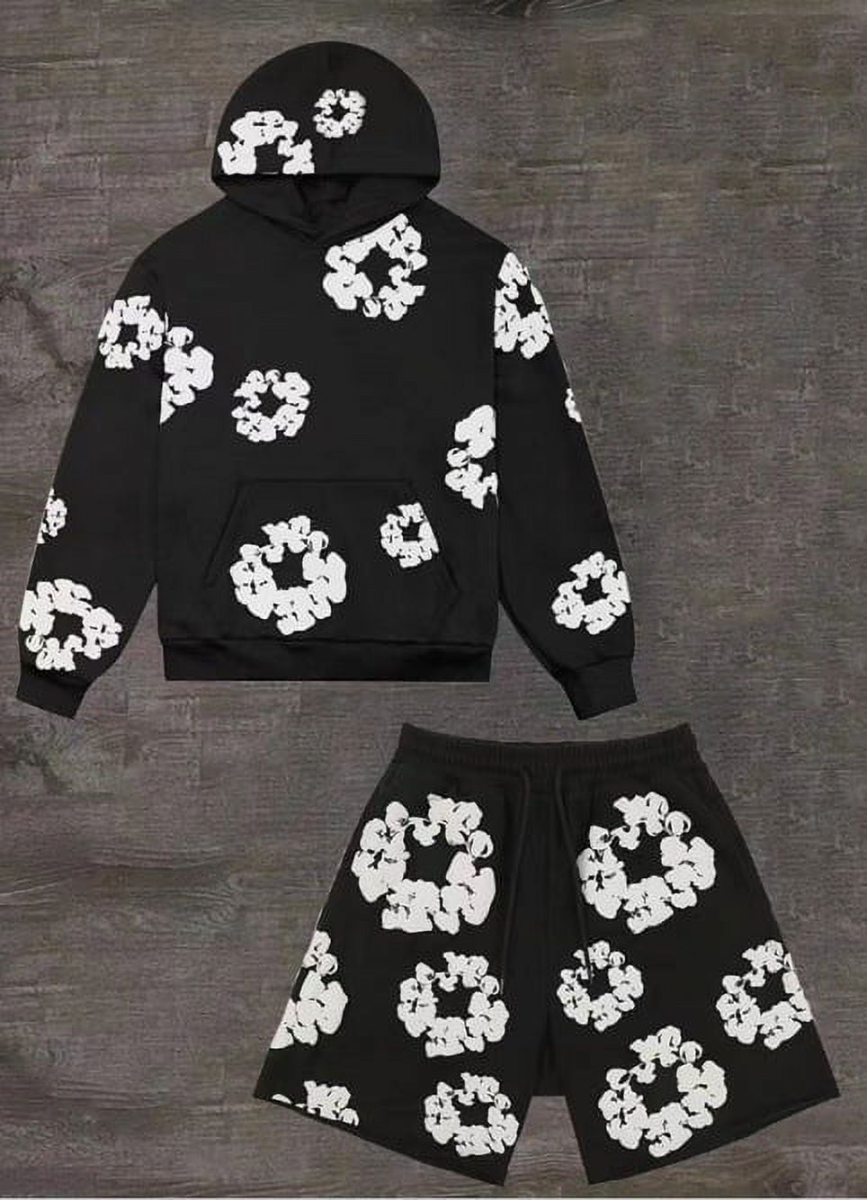 2023 fashion trend foam print loose sweater y2g hip hop streetwear men ...