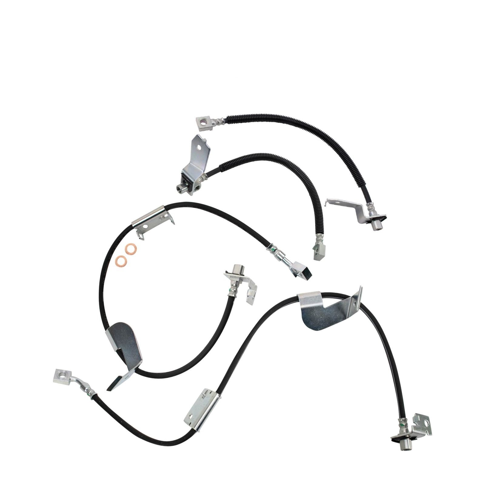 2023 for GMC 3500 Brake Hose Set 03-13 | AM-1314290598 | Kit Includes 4 ...