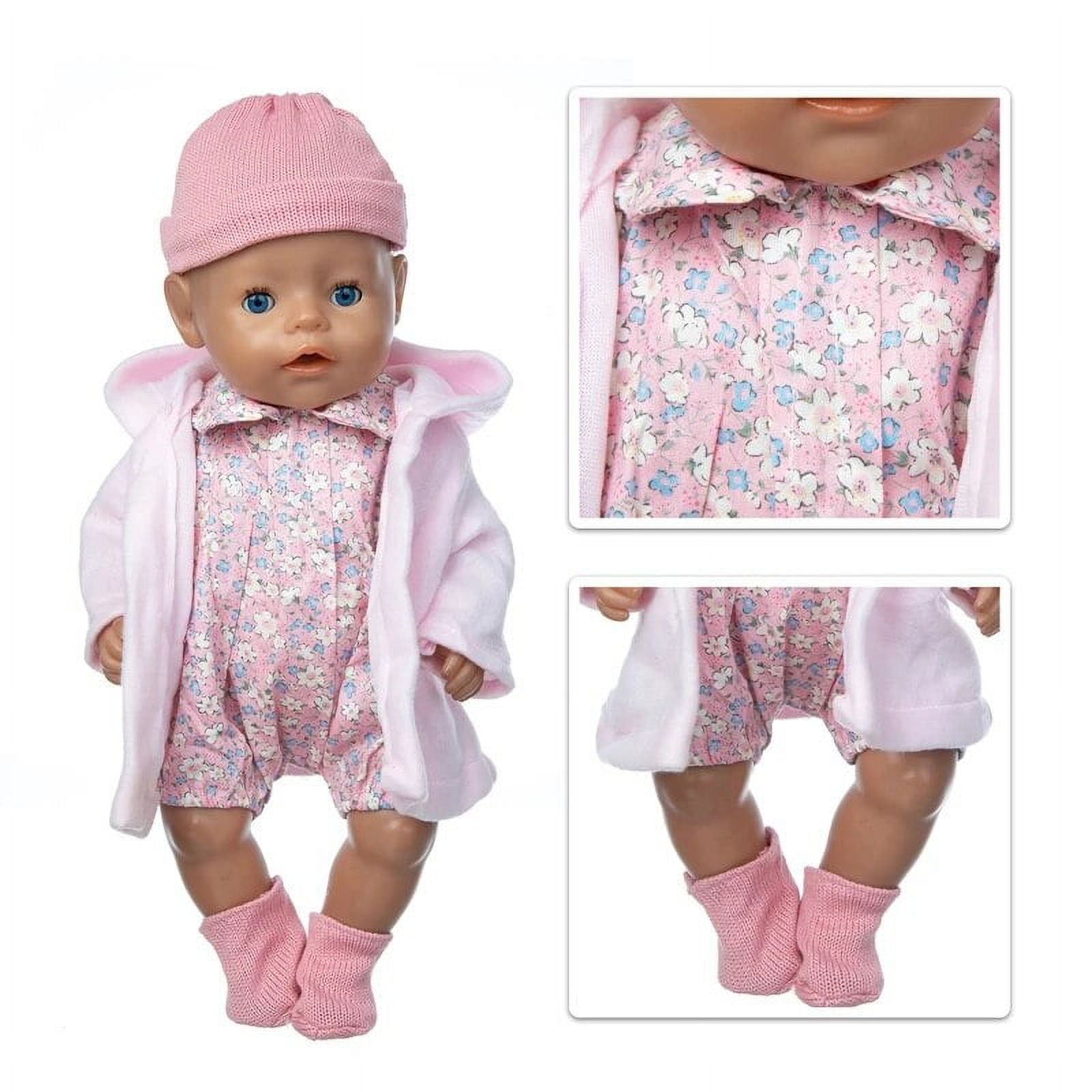 2023 winter New top suit For 17 Inch Baby Reborn Doll 43cm Baby Doll ...