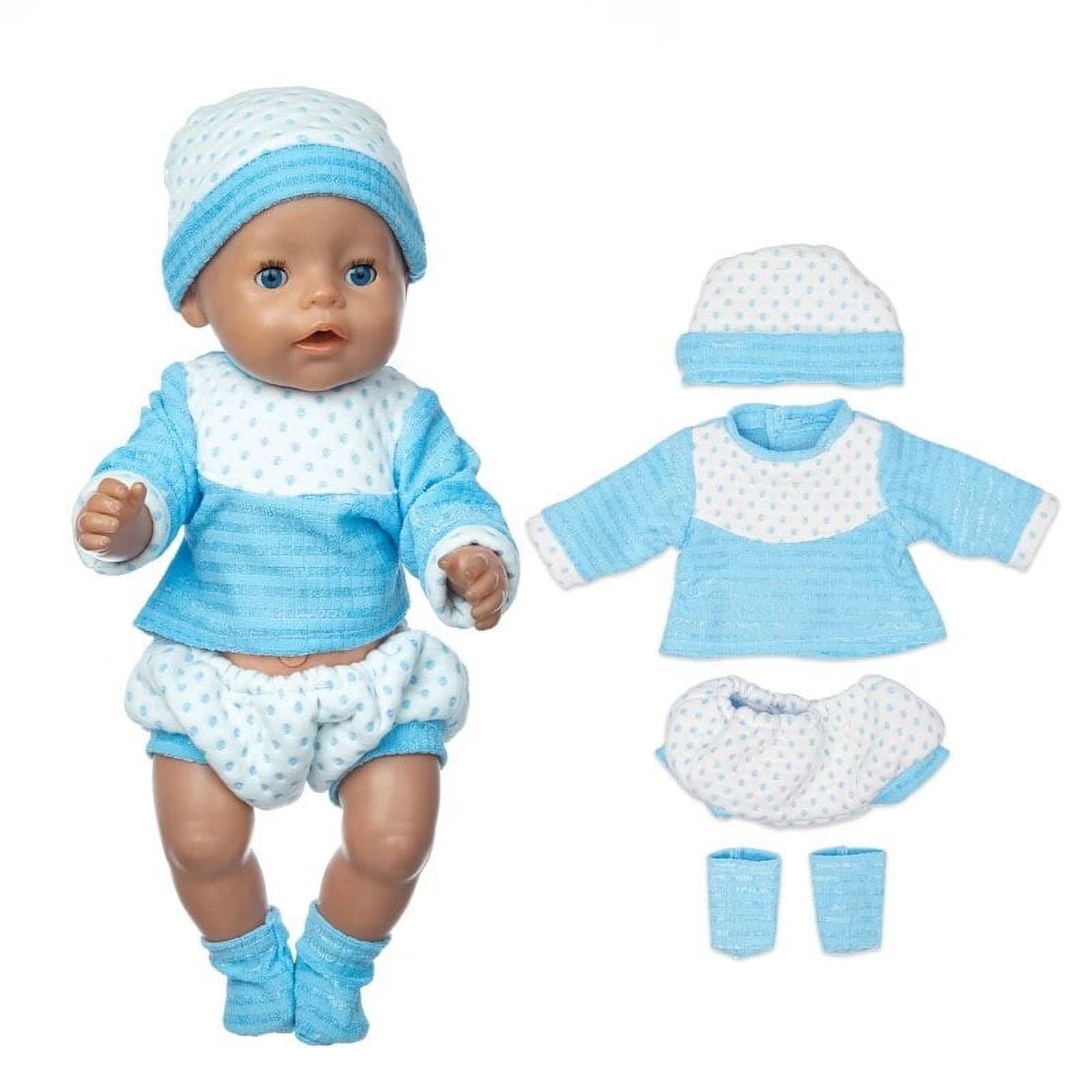 2023 winter New top suit For 17 Inch Baby Reborn Doll 43cm Baby Doll ...
