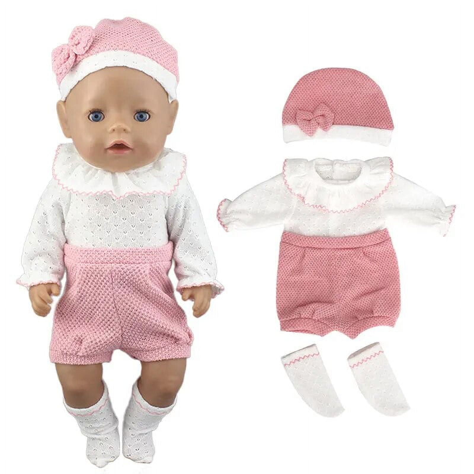 2023 winter New top suit For 17 Inch Baby Reborn Doll 43cm Baby Doll ...