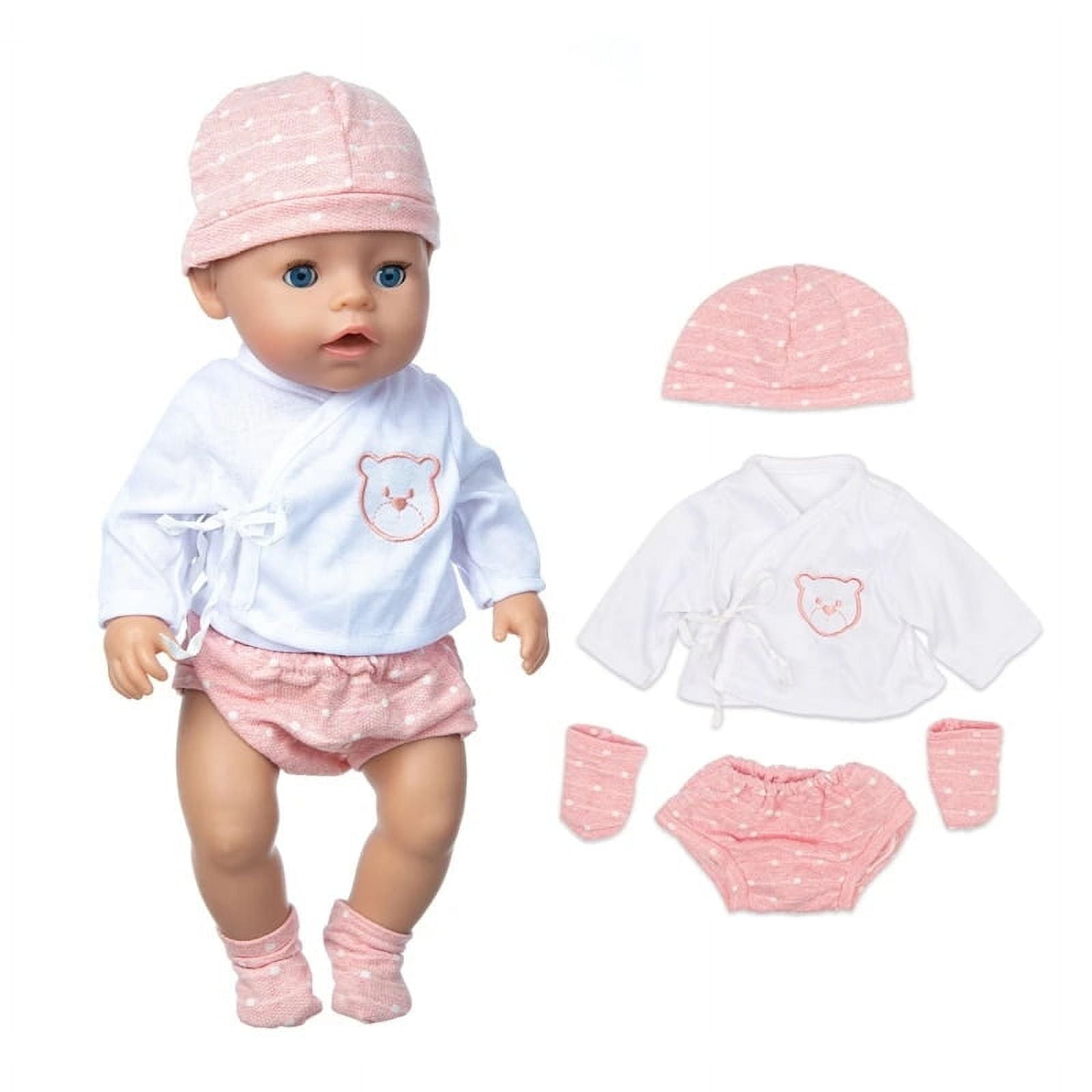 2023 winter New top suit For 17 Inch Baby Reborn Doll 43cm Baby Doll ...