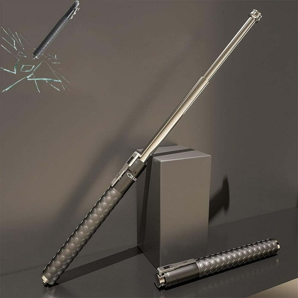 2023New Enhanced Automatic Retractable Hiking Stick Auto Pop-up ...