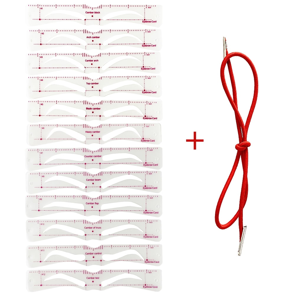 2023New Women Reusable DIY Eye Brow Drawing Guide Styling Shaping ...