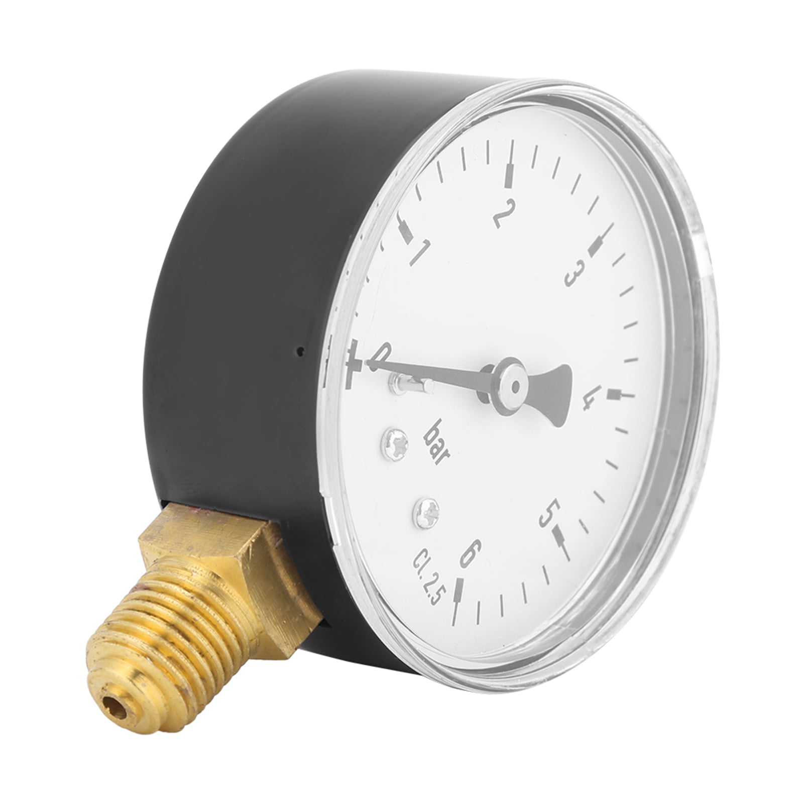 2024 1/4" NPT Air Hydraulic Pressure Gauge 0-6 bar Side Mount Manometer ...