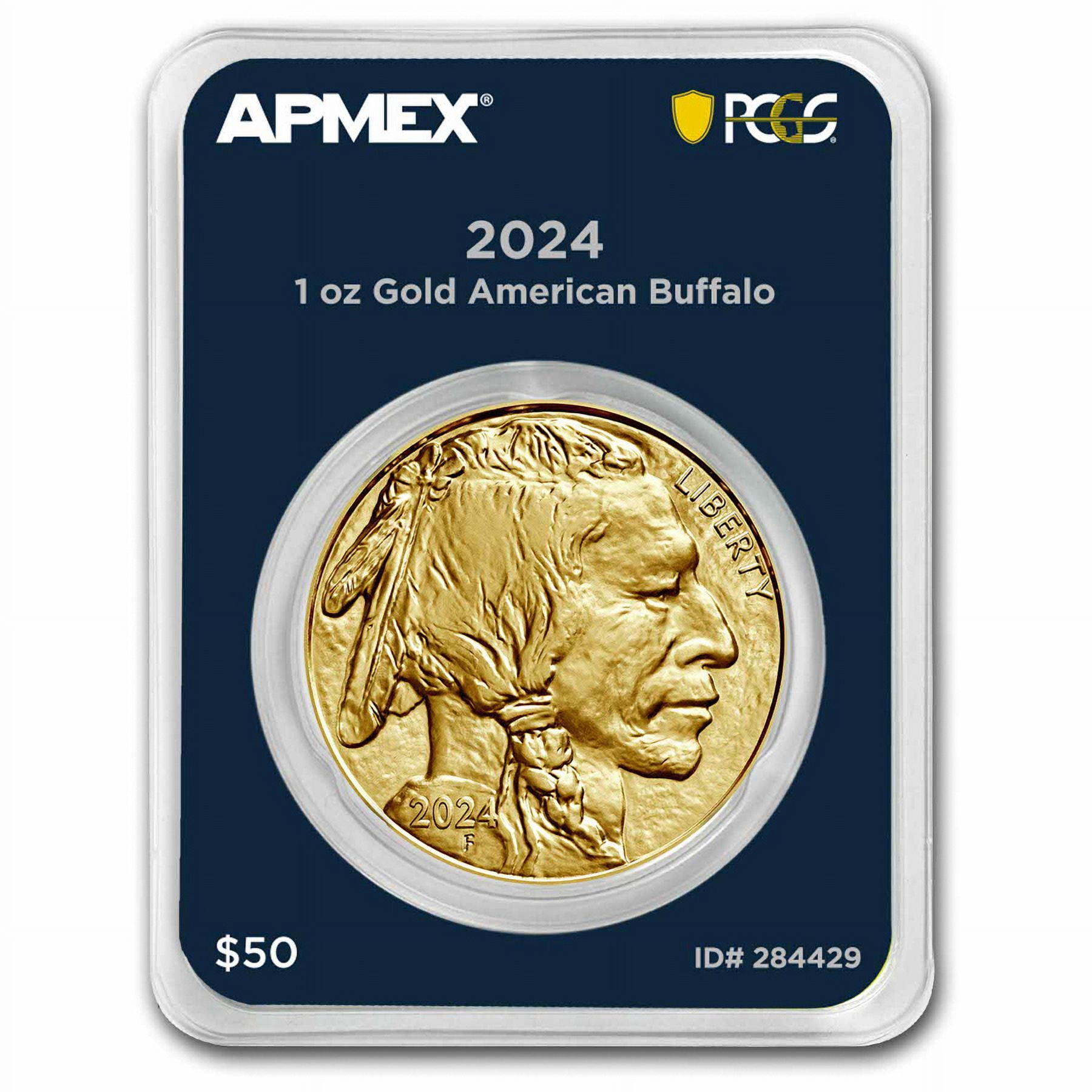 2024 1 oz Gold Buffalo (MintDirect® Premier Single + PCGS FS) - Walmart.com