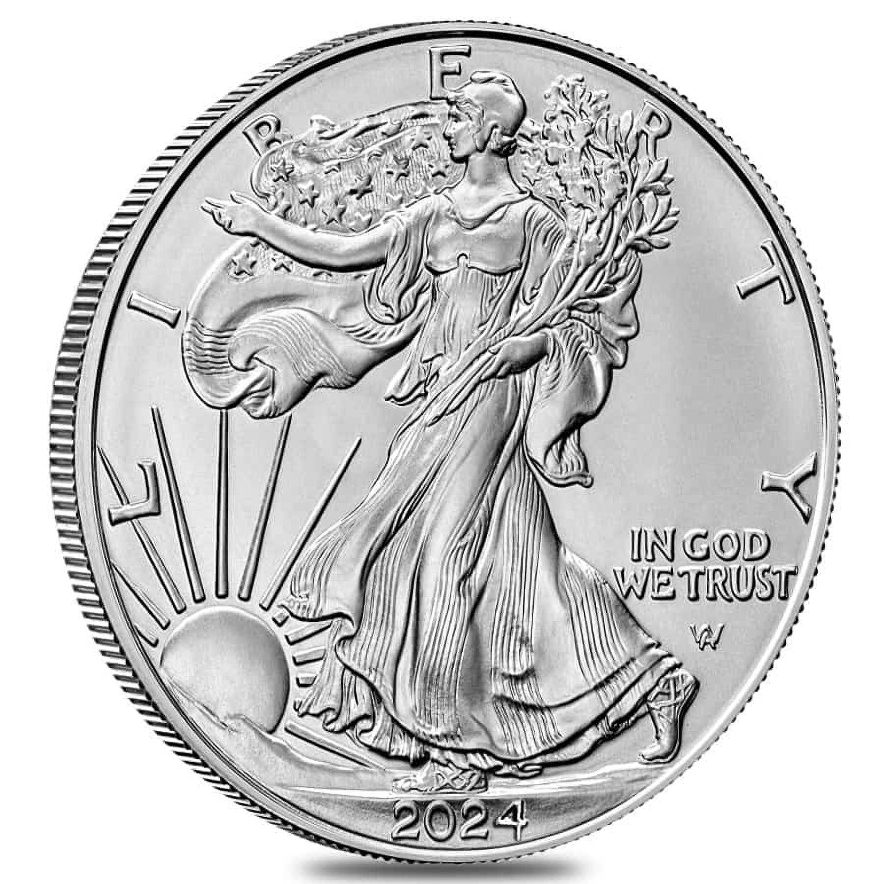 2024 Bullion Exchange 1 oz Silver American Eagle $1 Coin BU - Walmart.com 2024 Bullion Exchange 1 oz Silver American Eagle $1 Coin BU - Walmart.com