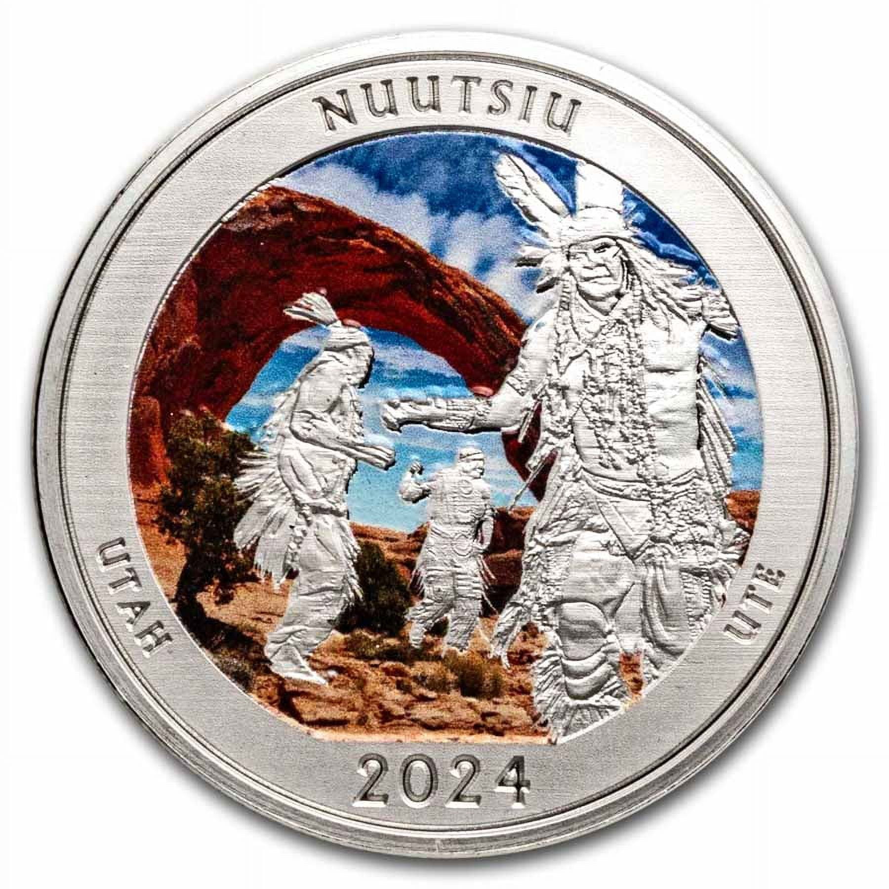2024 1 oz Silver NATB Utah Arches National Park (Color) - Walmart.com