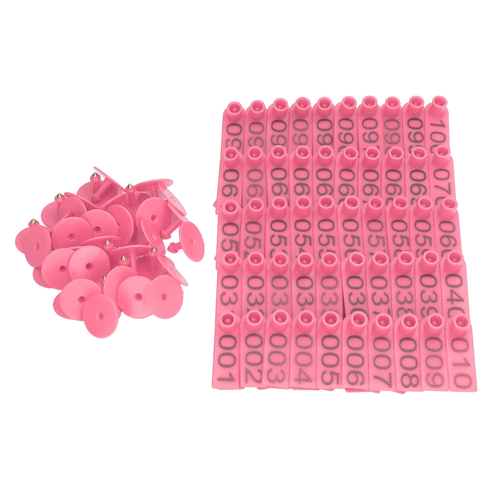 2024 100 Sets Numbered Cattle Ear Tags Accurate Livestock ...