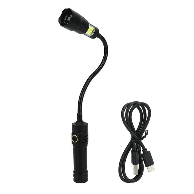 2024，1000LM LED Work Light Magnetic Flexible LED Flashlight TYPE C ...