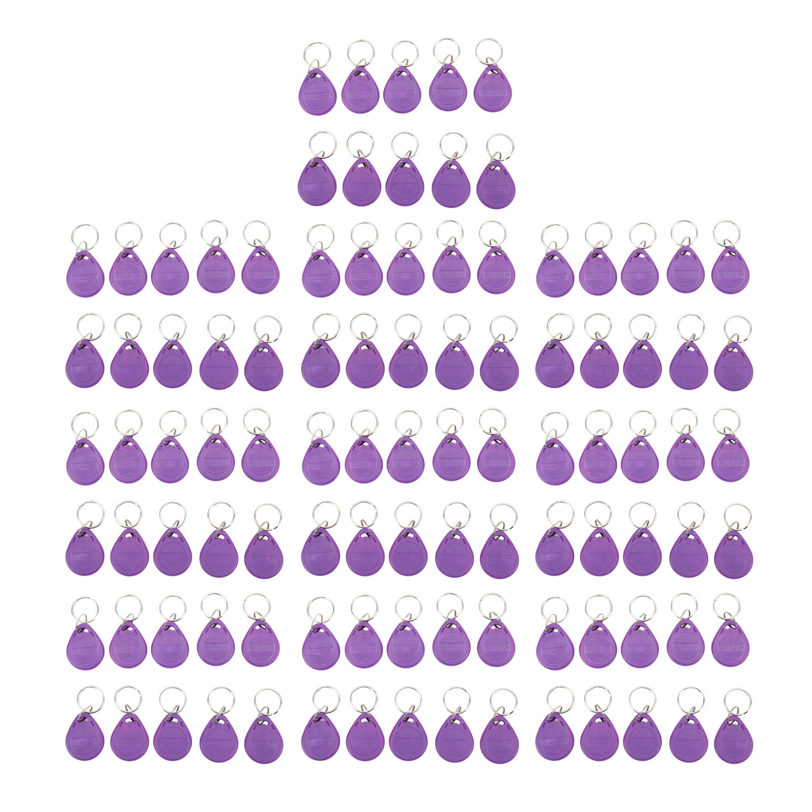 2024 100PCS Door Lock Key Fobs 125KHz Read Only Smart Contactless ...