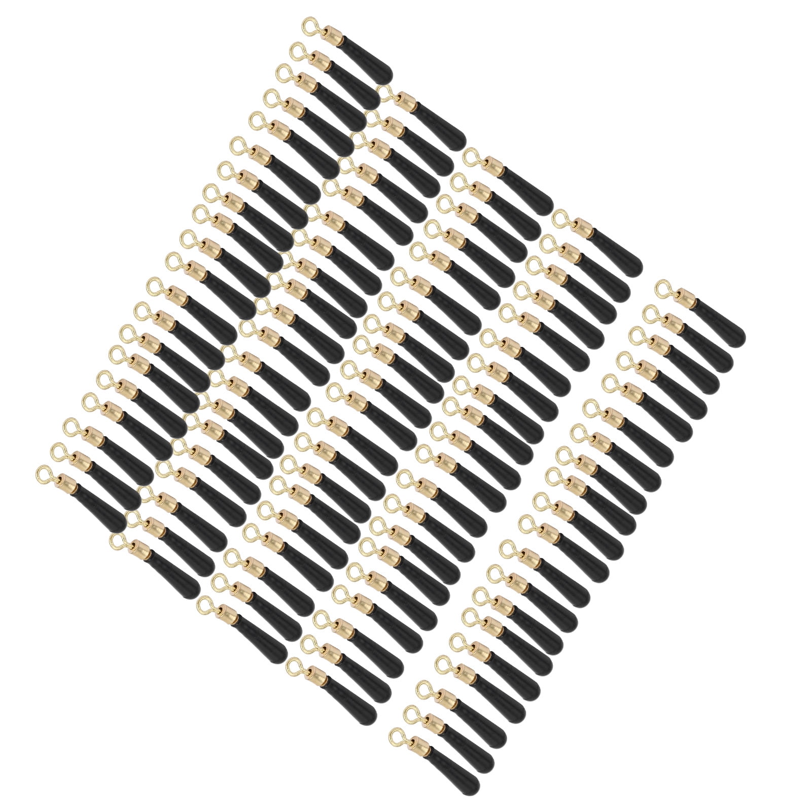 2024 100Pcs Copper Head Connector Rolling Drifting Fishing Space Beans ...