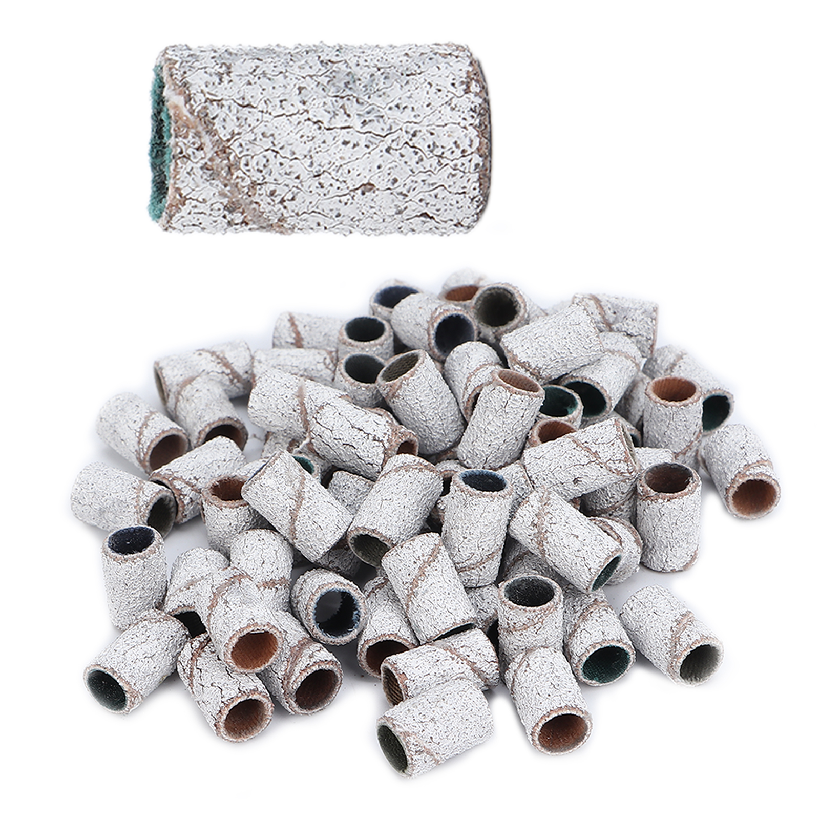 2024 100pcs Nail Art Sanding Bands Professional Manicure Sanding Rings ...