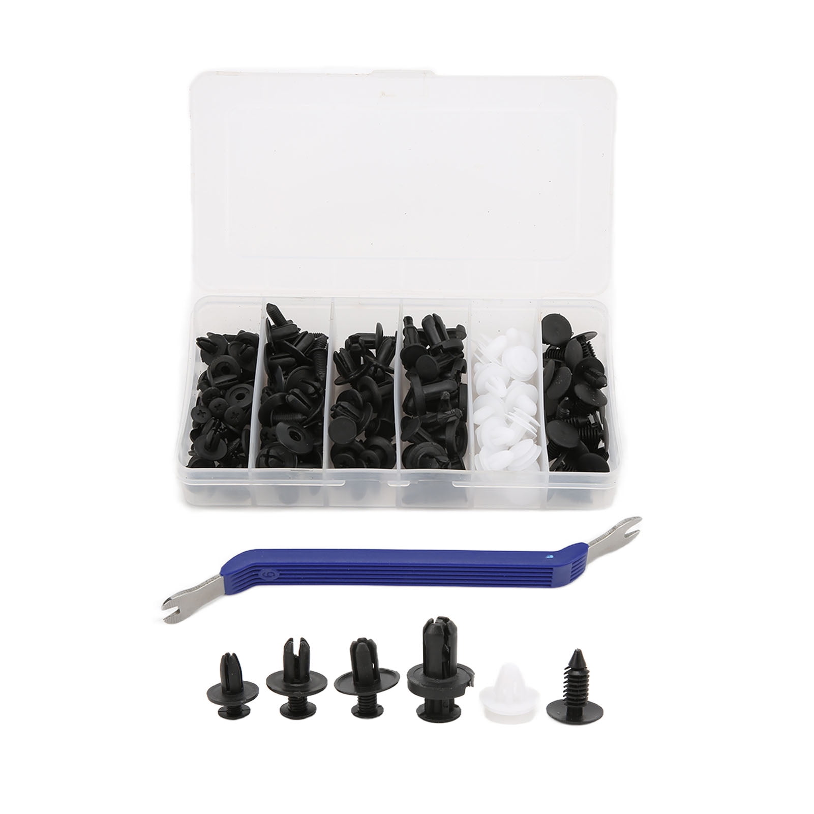 2024 100pcs Rivets Fasteners Push Pin Clips Assortment with Screwdriver ...