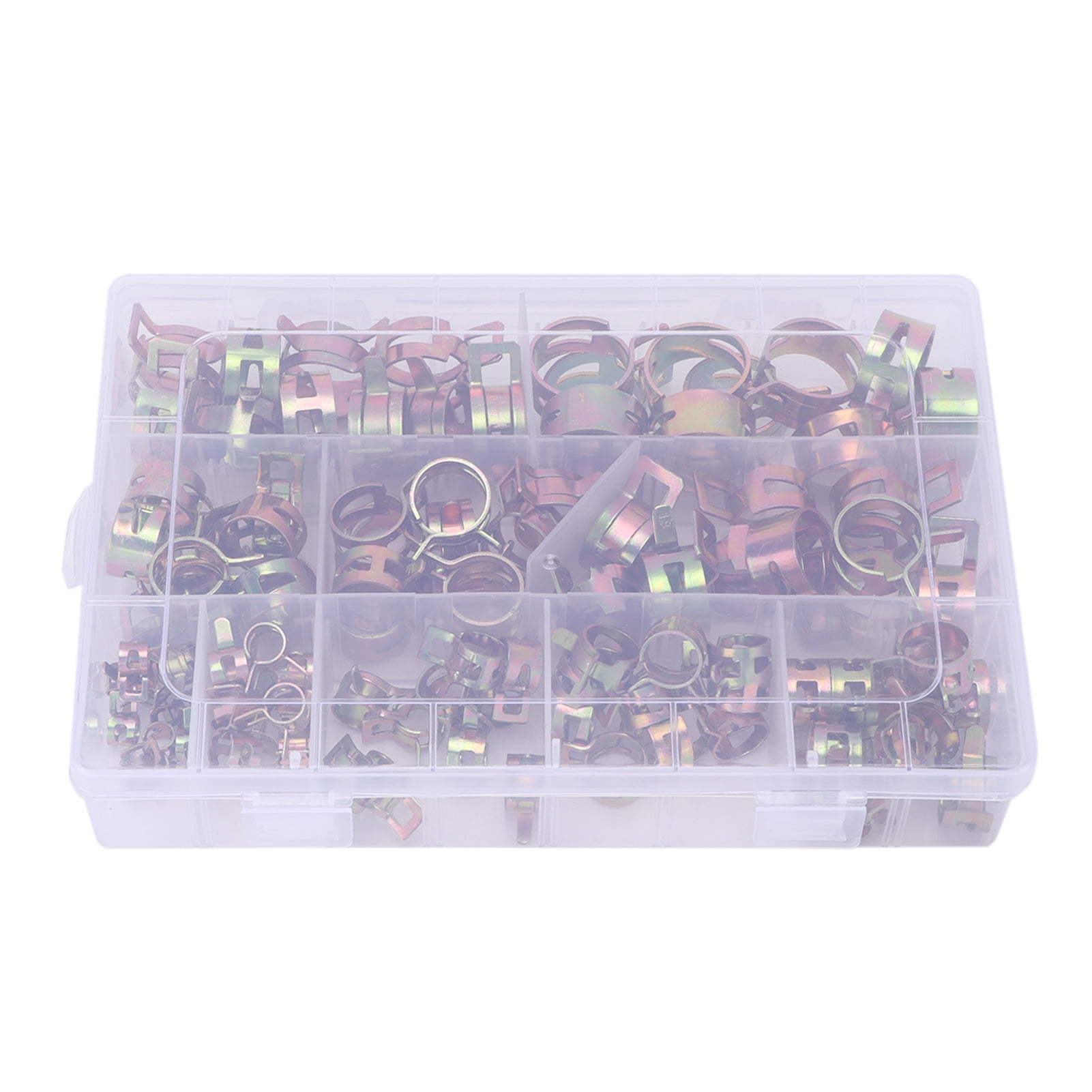 2024 100pcs Spring Clips Clamps Assortment Kit for Air Hose Water Pipe ...