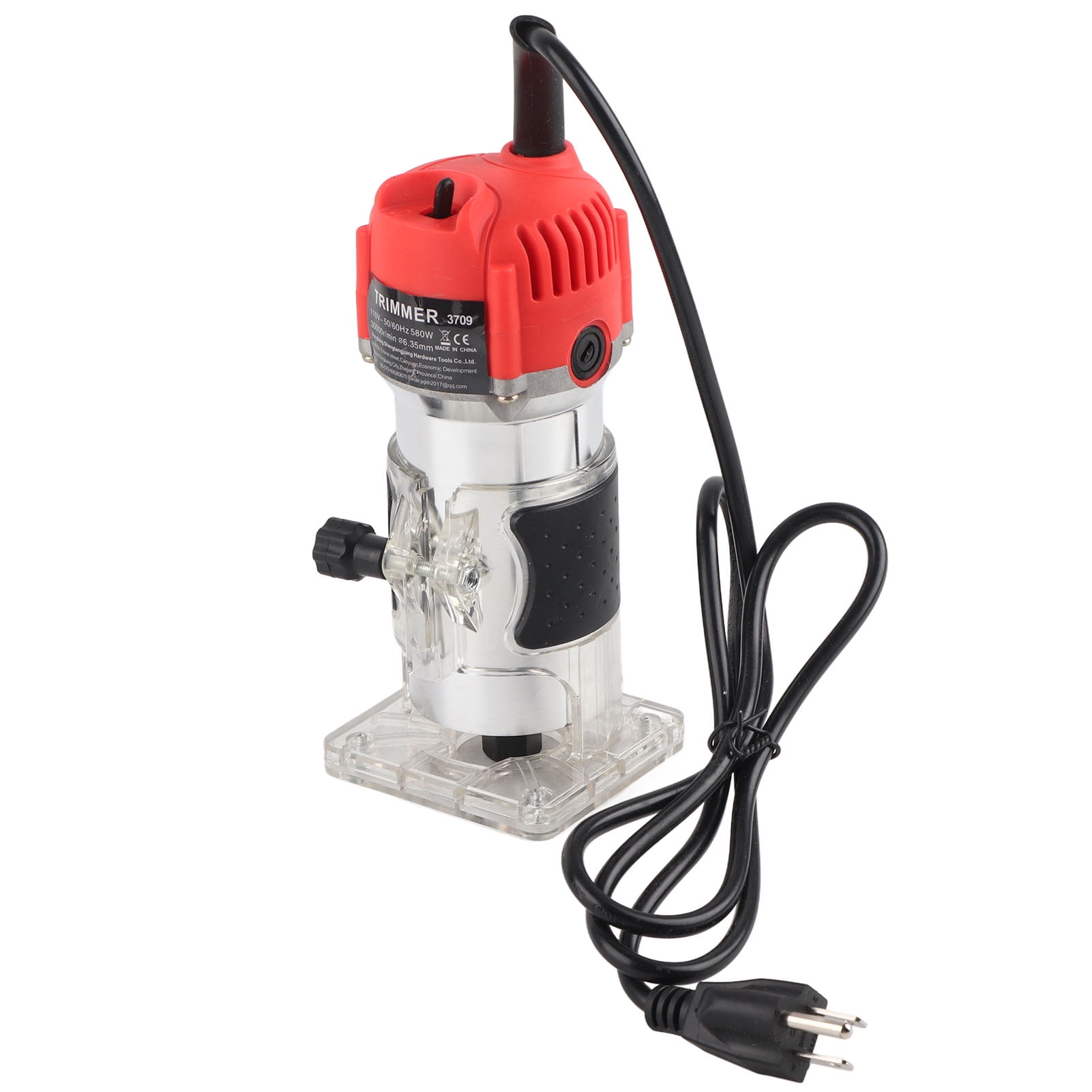 2024 110V 30000R/MIN Electric Hand Trimmer Wood Laminator Router Tool ...